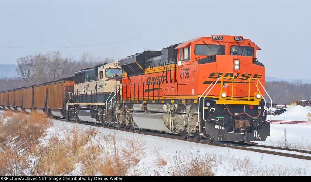 BNSF 8769, CP's Tomah Sub.